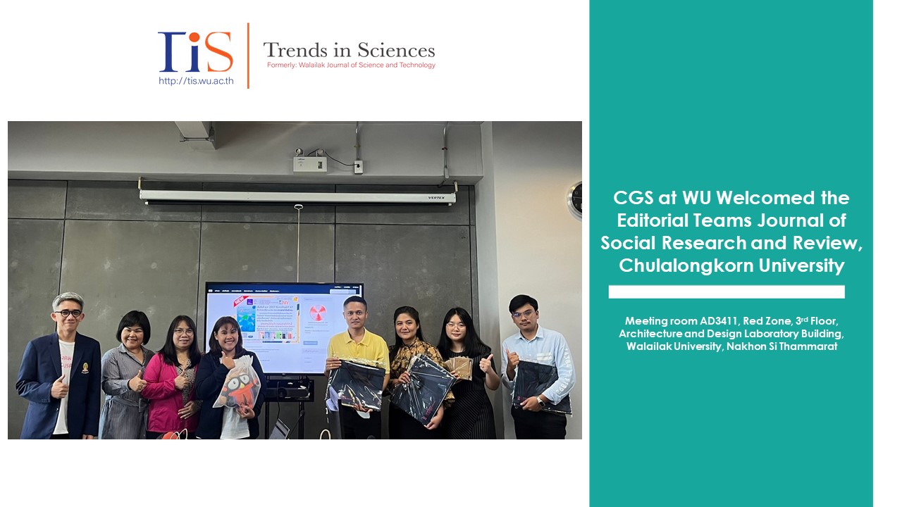 CGS at WU Welcomed the Editorial Teams Journal of Social Research and ...